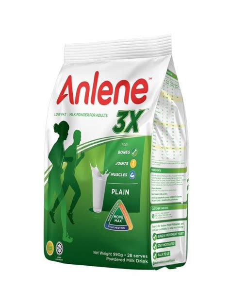 Anlene Movemax Plain 990g Bundle Of 2 Edamama