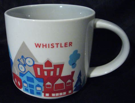 You Are Here Whistler Starbucks Mugs