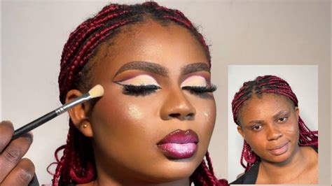 Fullface Glam Makeup Transformation Tutorial Brow Eyeshadow Tutorial