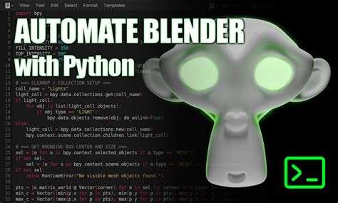 Create Blender Python Scripts And Automation For Your Workflow By