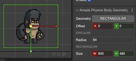 Creating Arcade Image And Sprite Objects — Phaser Editor 2d Help