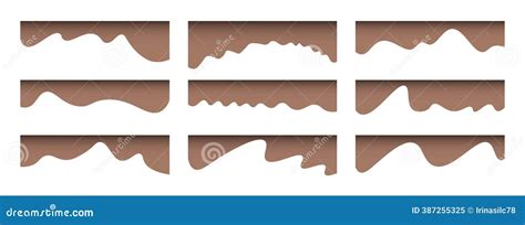 Separator Header For Web Page Design Flat Vector Illustration Set Of Template With Different