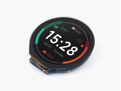 Round OLED LCD Displays CJB Computer Job