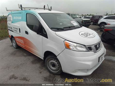 N Cm Kn Lk Nissan Nv Compact Cargo Sv View History And Price At Autoauctionhistory