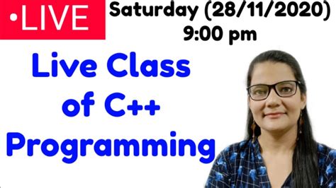 6 Live Class Of C Programmingzeenat Hasan Academy Youtube