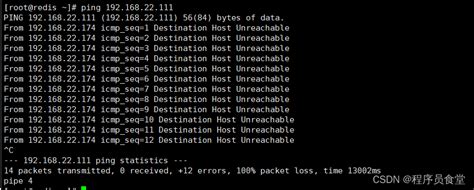 【linux】icmp Seq 1 Destination Host Unreachable Csdn博客