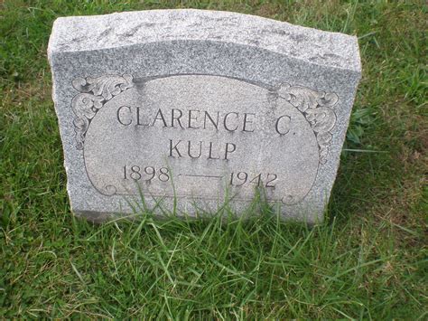 Clarence C Kulp 1898 1942 Find A Grave Memorial