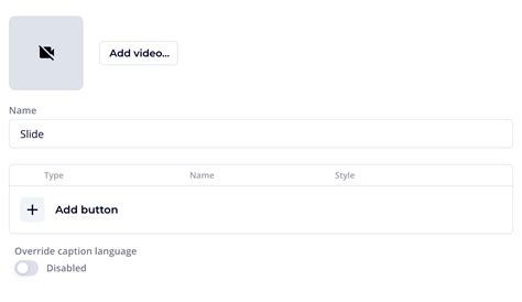 Override Caption Language Videobot