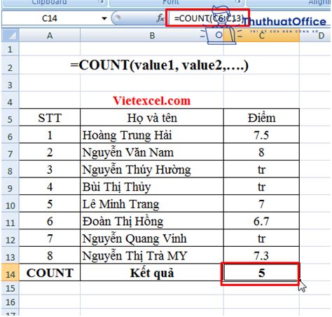 H Ng D N C Ch S D Ng C C H M C B N Trong Excel