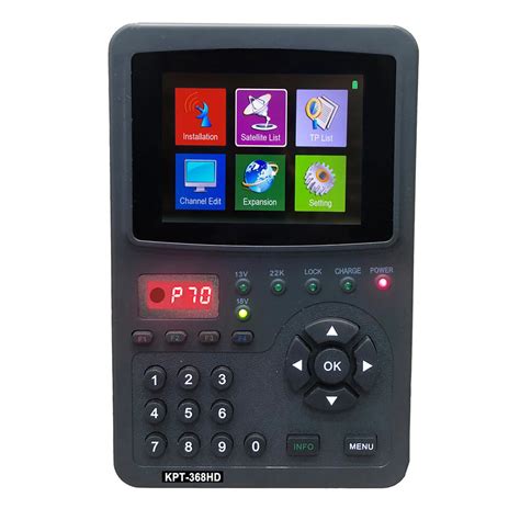 kpt 368 3 5 led handheld multifunctional hd satellite finder and monitor