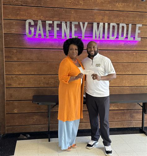 Gaffney Thank You Shanese Dawkins Chairwoman Of The Cherokee County