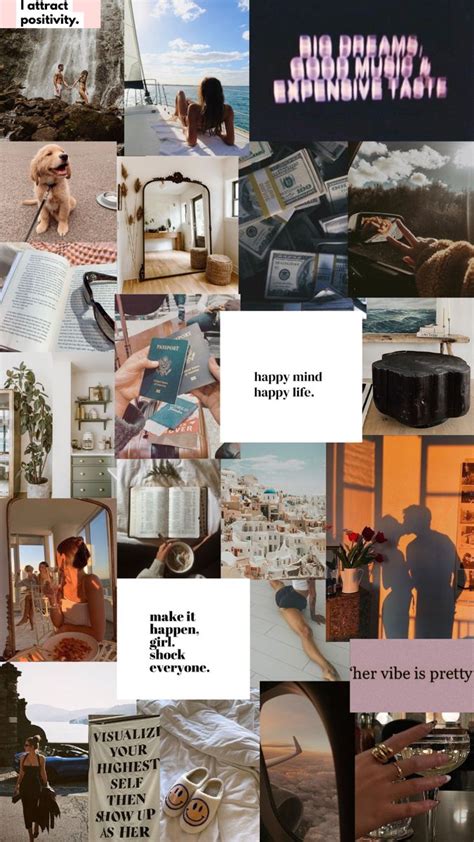 Vision Board Aesthetics Vision Board Examples Vision Board Pictures