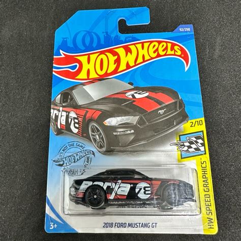 Jual Hot Wheels 2018 Ford Mustang GT HW Speed Graphics Shopee Indonesia