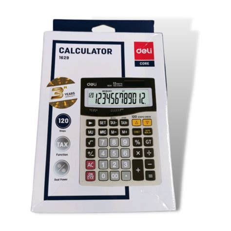 Deli Calculator E1629 Crayons Corp