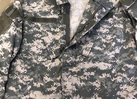 Us Army Acu Ucp Camo Digital Shirt Used