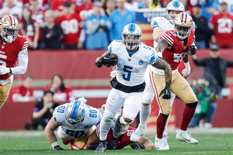Studs And Duds For The Lions Playoff Loss To The 49ers