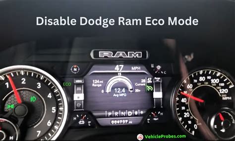 Dodge Ram Eco Mode Turn Off Permanently Step By Step Guide