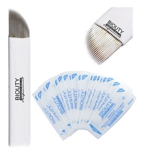 Navajas Biouty 12 Pin Microblading 100pzs Envio Gratis Meses Sin