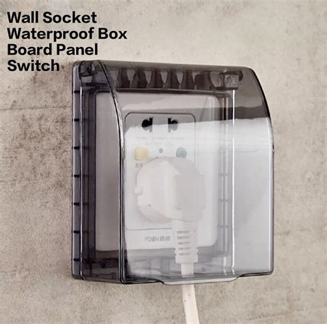 Plastic Wall Switch Waterproof Cover Wall Socket Waterproof Box Board Panel Switch Protection