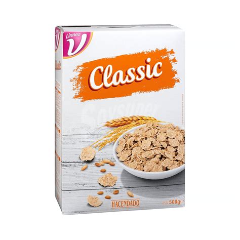 Hacendado Cereal Copos De Arroz Y Trigo Integral Classic Caja 500 G