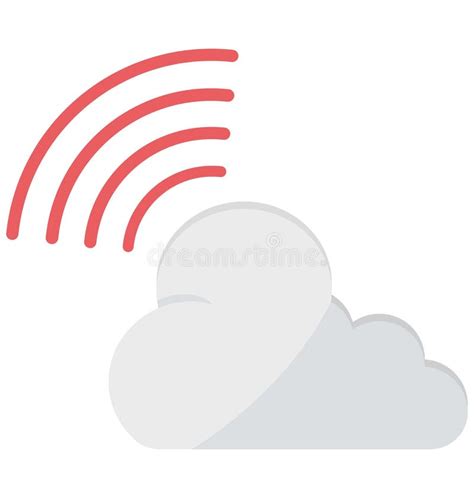 Signals Cloud Computing Isolated Which Can Be Easily Edit Or Modified