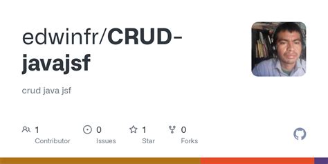 GitHub Edwinfr CRUD Javajsf Crud Java Jsf