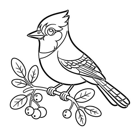 Blue Jay Coloring Pages Coloringlib