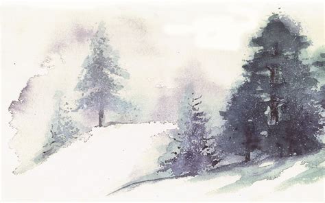 Winter Pine Trees Ministry Of The Arts