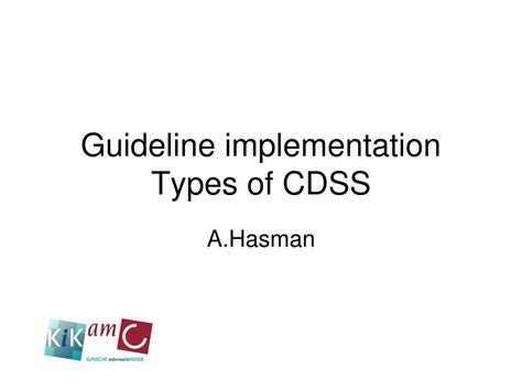 PPT Guideline Implementation Types Of CDSS PowerPoint Presentation Free Download ID 3976070