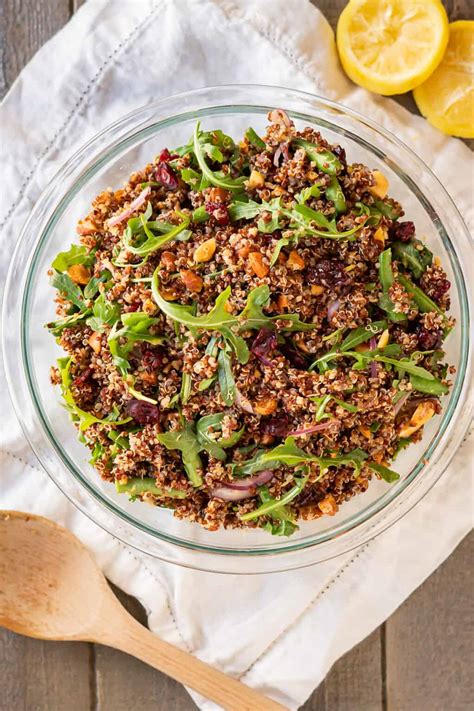 Zesty Arugula Quinoa Salad Vibrantly G Free