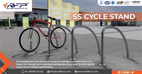 Stainless Steel Cycle Stand Real Ferro Projects Pvt Ltd
