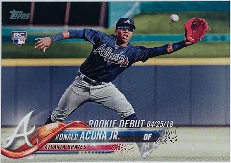 2018 Topps Update Series Rookie Debut Ronaldo Acuna JR RC MLB アクーニャ