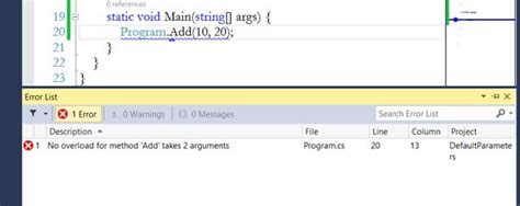 How To Make A Method Parameter Optional In C