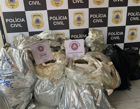 Homem é preso mais de kg de maconha em Jauá droga seria distribuída em Salvador e