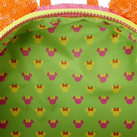 Minnie Mouse Exclusive Color Block Neon Sequin Mini Backpack