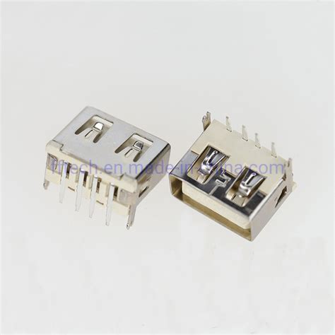 China Factory Through Hole A Type Connector Usb Socket Usb Jack Usb
