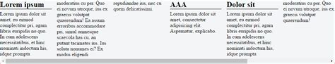 Html Horizontal Columns With Multicolumn Headers Stack Overflow