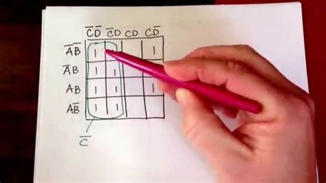 4 Variable K Map Example 4 Youtube