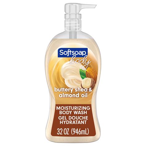Softsoap Moisturizing Body Wash All Skin Types Shea And Almond Oil