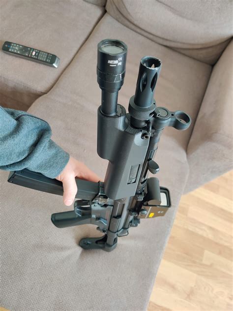 Airsoft Mp5 Flashlight Handguard For Surefire Weaponlights By