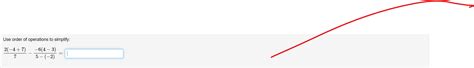Solved Use Order Of Operations To Simplify Chegg