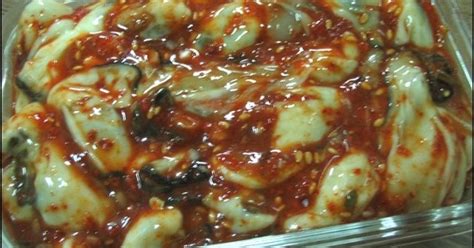 매콤한 굴 무침