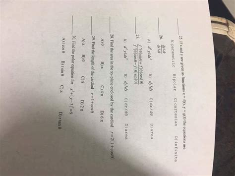 solved 25 if x and y are given as functions x y g the
