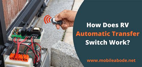 How Does Rv Automatic Transfer Switch Work Expert Guide