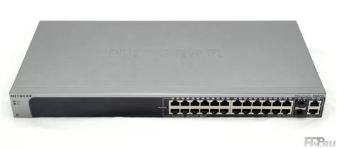 Enterprise Class Network Switch Netgear Prosafe 24 2 L2 Fsm726