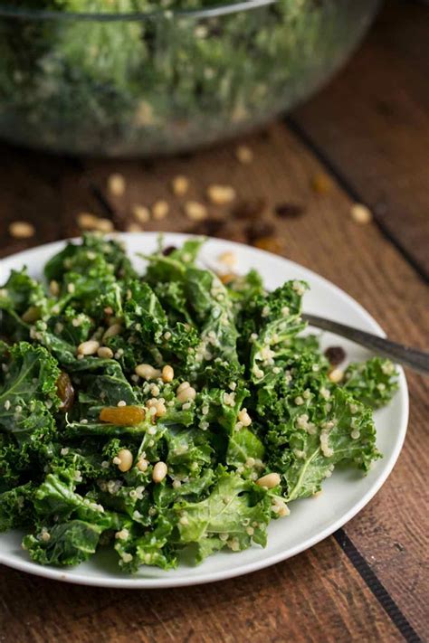 Kale Quinoa Salad Veggie Chick Recipes Vegan Gf