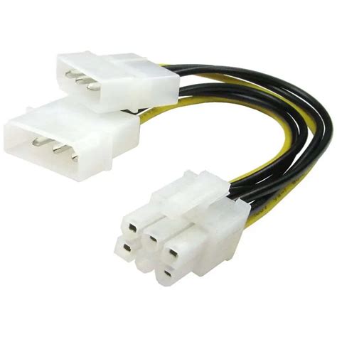 15cm Molex Extension Cable 4 Pin 525 Male To Female Ide Psu Internal