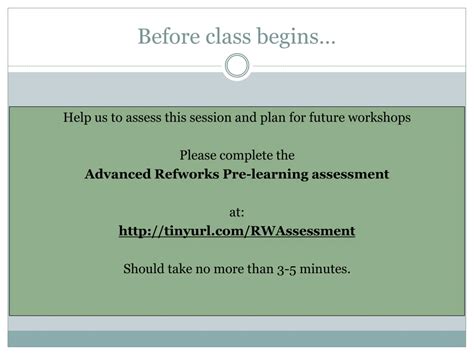 Ppt Before Class Begins Powerpoint Presentation Free Download Id