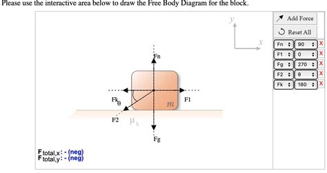 Solved Problem A Horizontal Force F And A Force Chegg