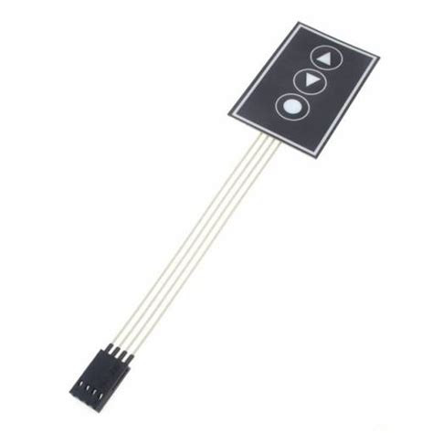 Klávesnice Membránová 1x3 Pro Arduino Dratekcz